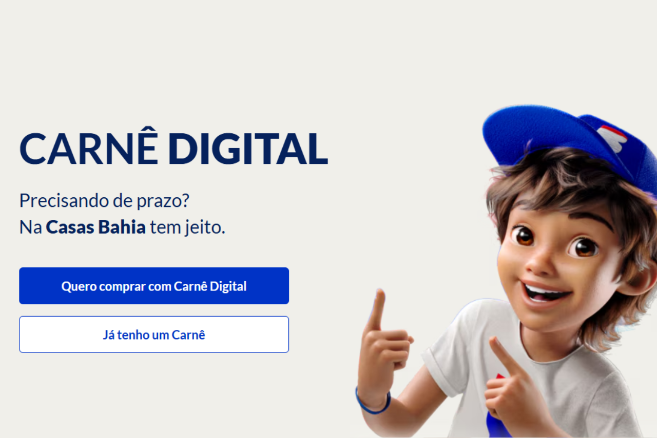 Carnê digital Casas Bahia: como funciona, como pedir e pagar suas compras
