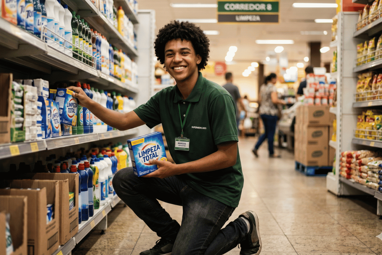 Quanto ganha um repositor de supermercado em 2026?